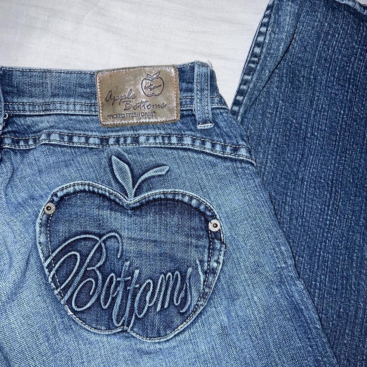 Apple Bottom Lowrise Bootcut Jeans Size... - Depop