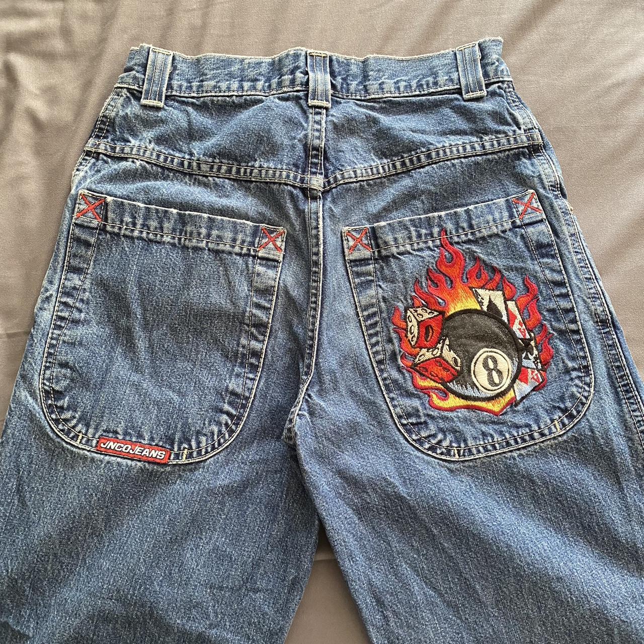 Vintage women’s JNCO grail Crazy back pocket hit... - Depop