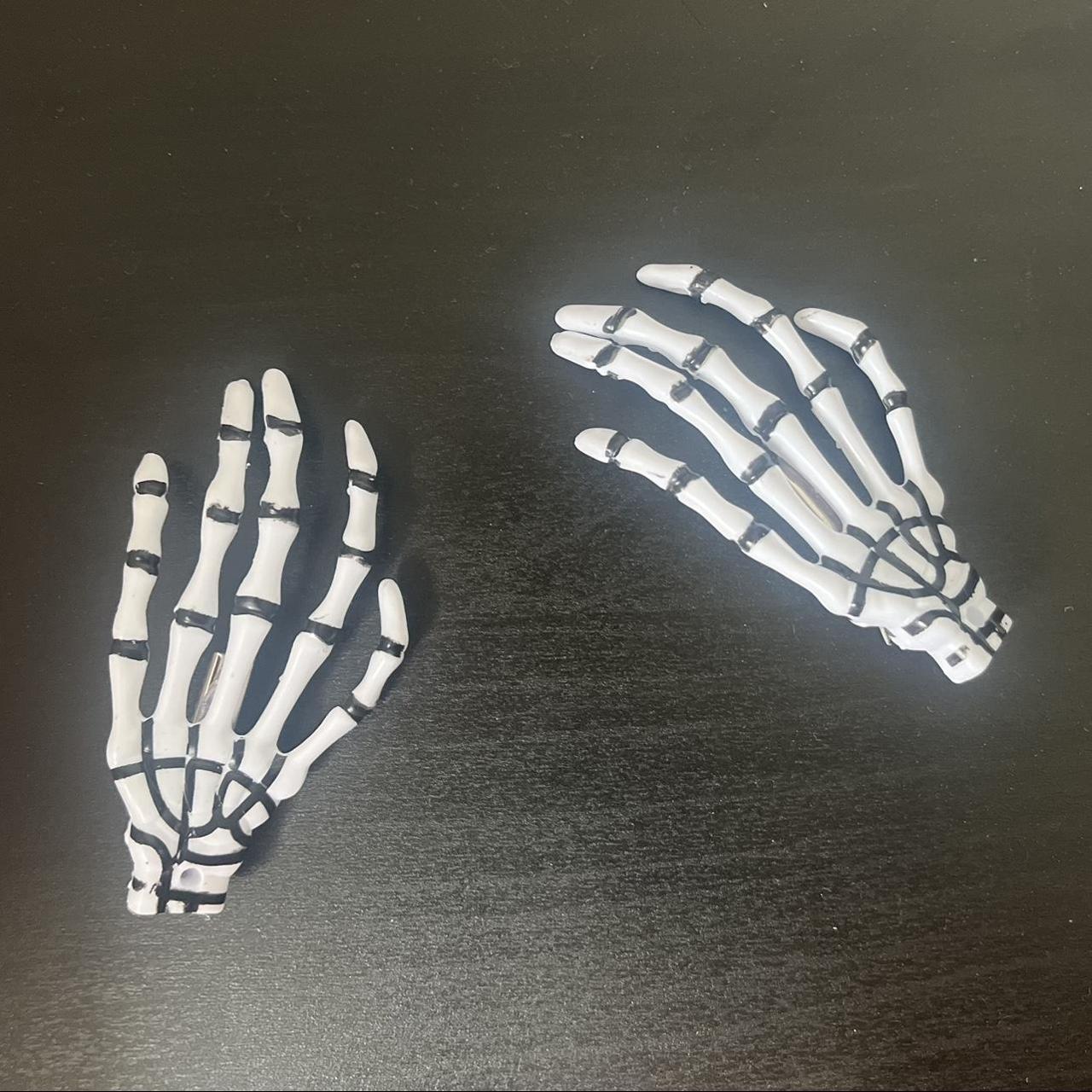 Brand new Skeleton hair clips Price is for two !... - Depop