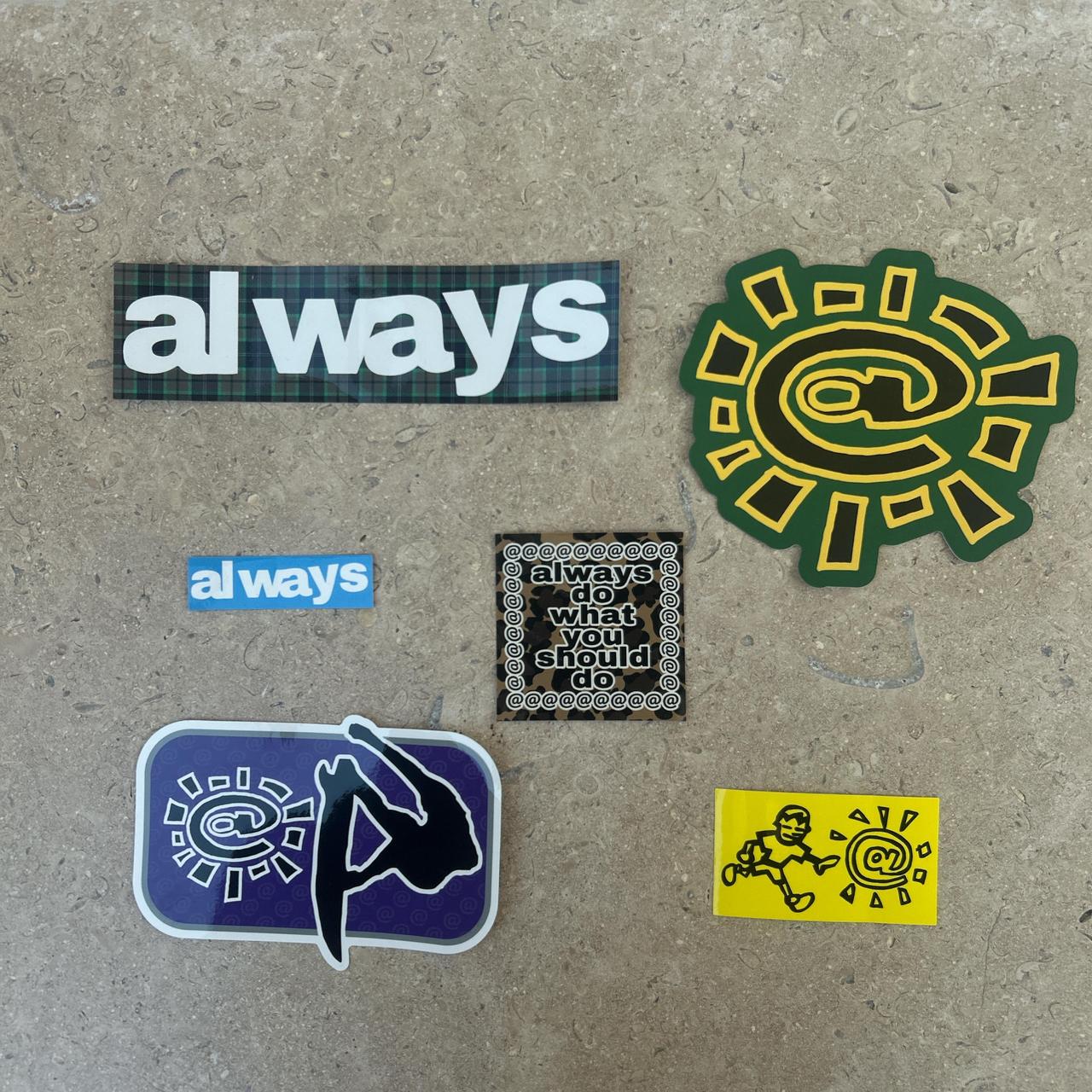 ADWYSD sticker bundle 100% authentic Size... - Depop