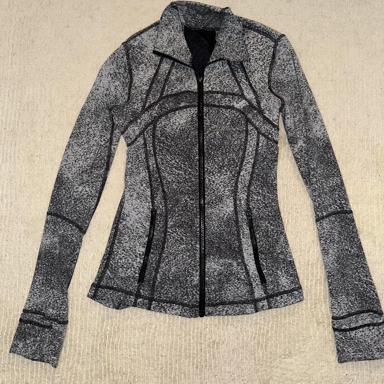 Lululemon Grey Define Jacket. Barely worn, Size 4. - Depop