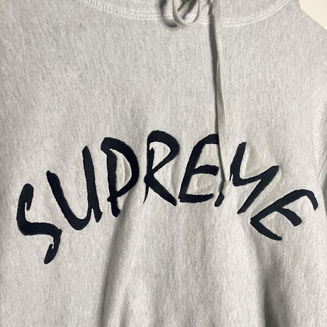 supreme FTP arc logo graphic print hoodie size... - Depop