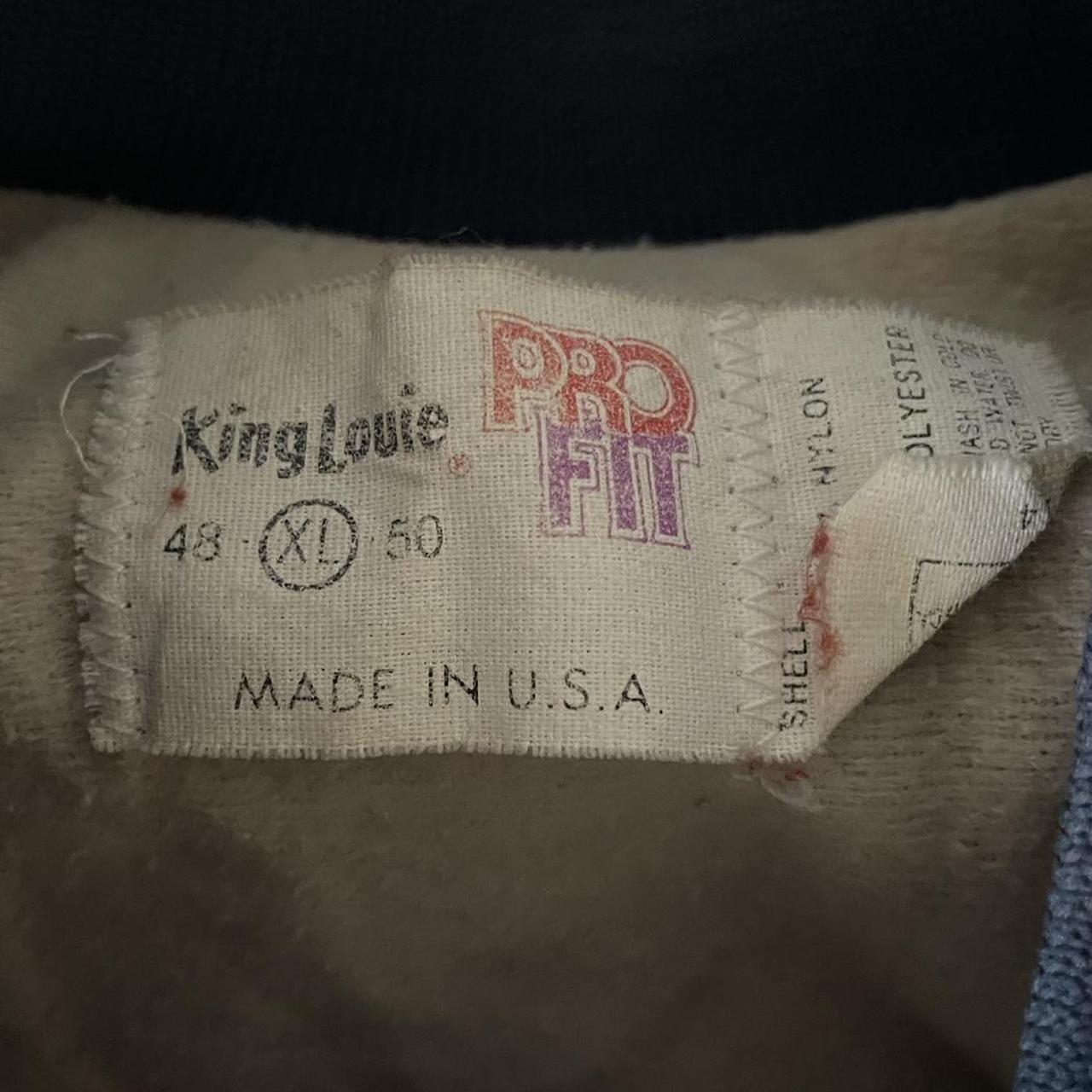 King Louie vintage bomber jacket, MADE IN USA.... - Depop