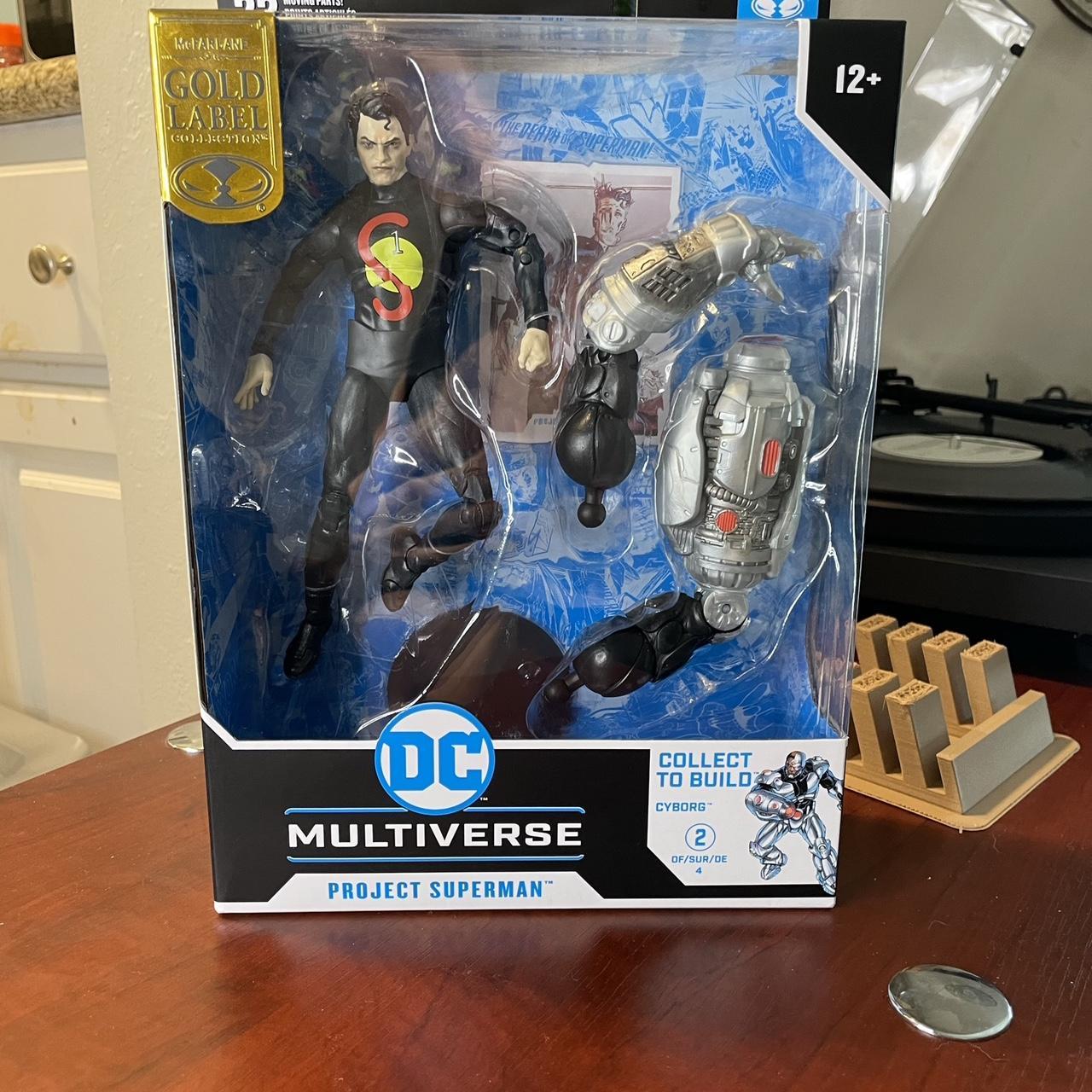 Project Superman Gold Label DC Figure. Package is... - Depop