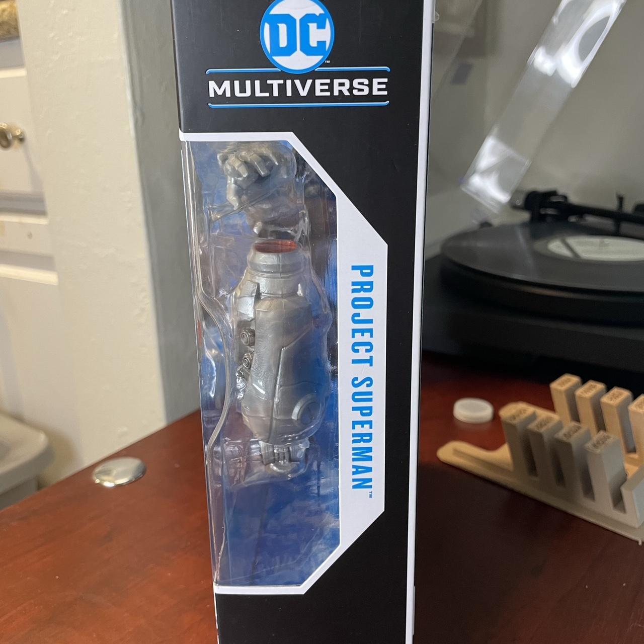 Project Superman Gold Label DC Figure. Package is... - Depop
