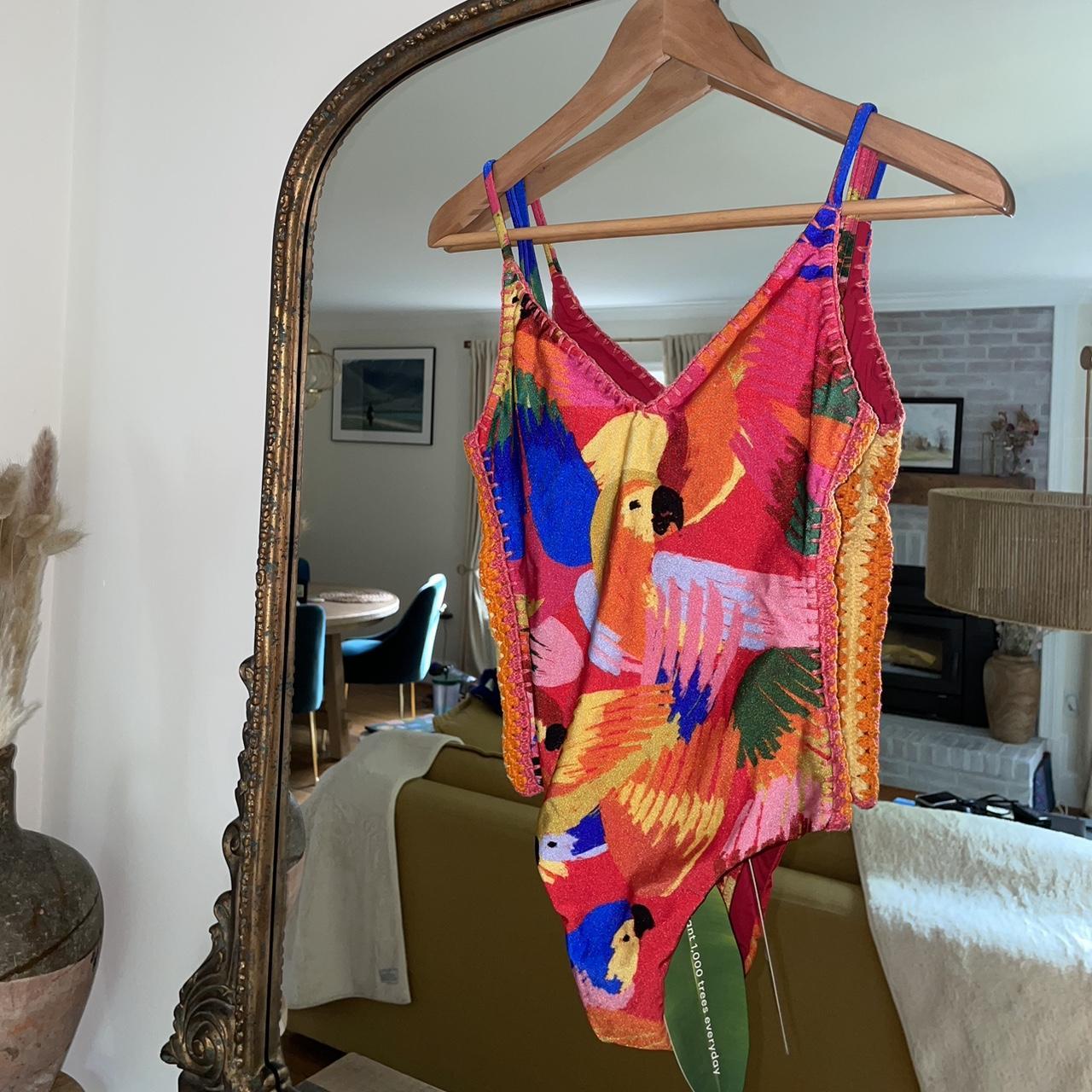Farm Rio One Piece Swimsuit: Colorful “Medium” but... - Depop
