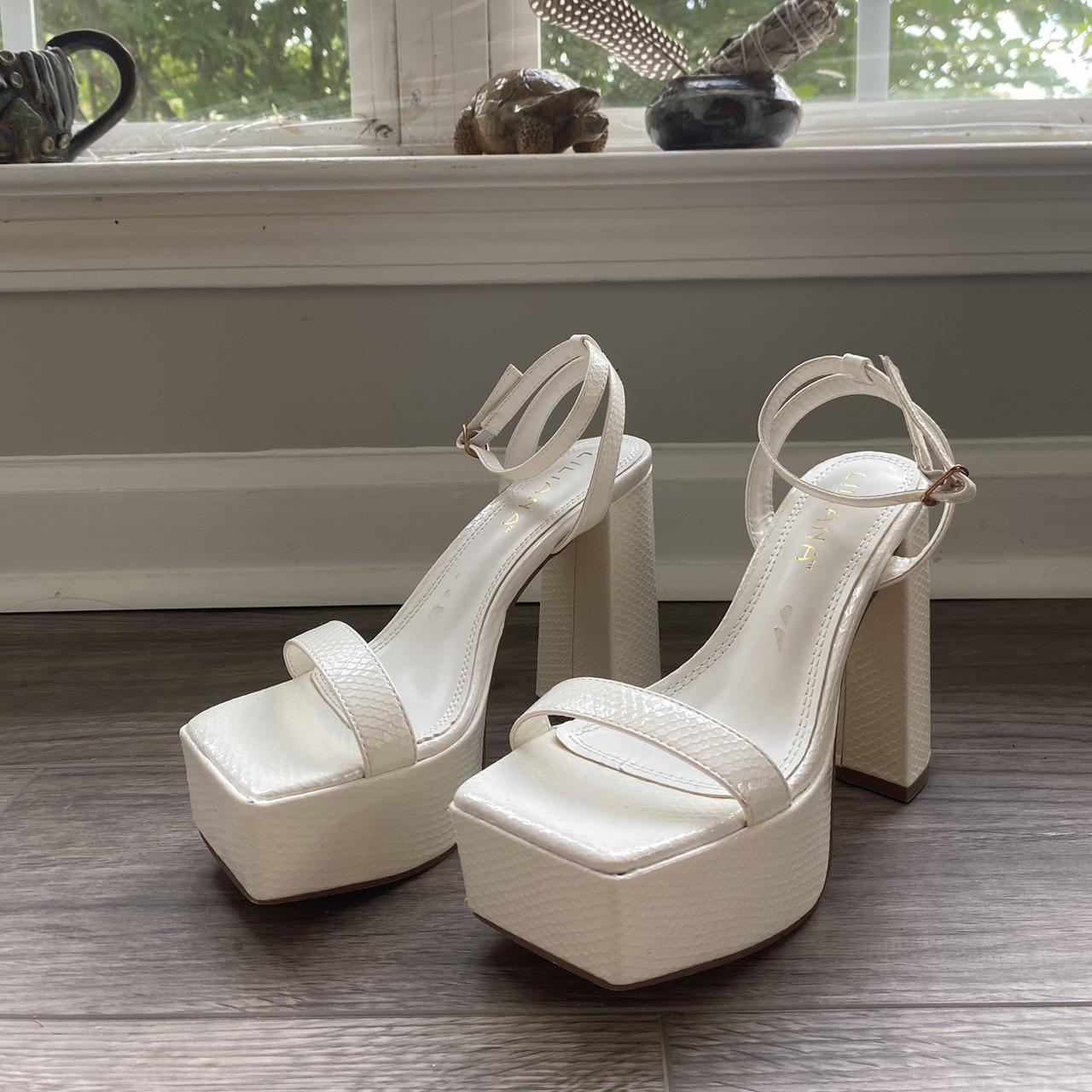 strappy high heels from f21 size 6.5 but definitely