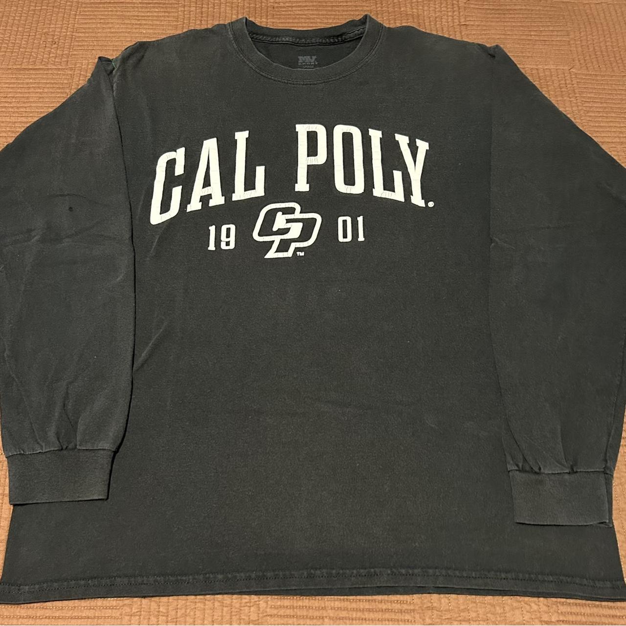 Black and white 1901 Cal Poly long sleeve size... - Depop