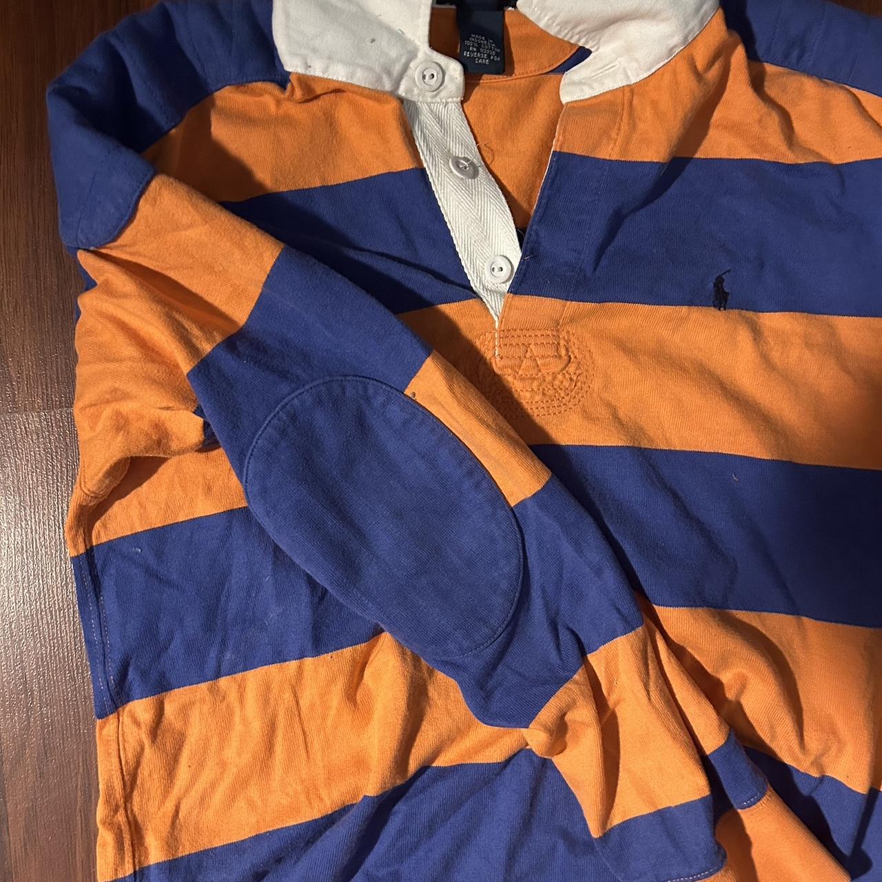 Vintage Kids Ralph Lauren Rugby. Features patches on... - Depop