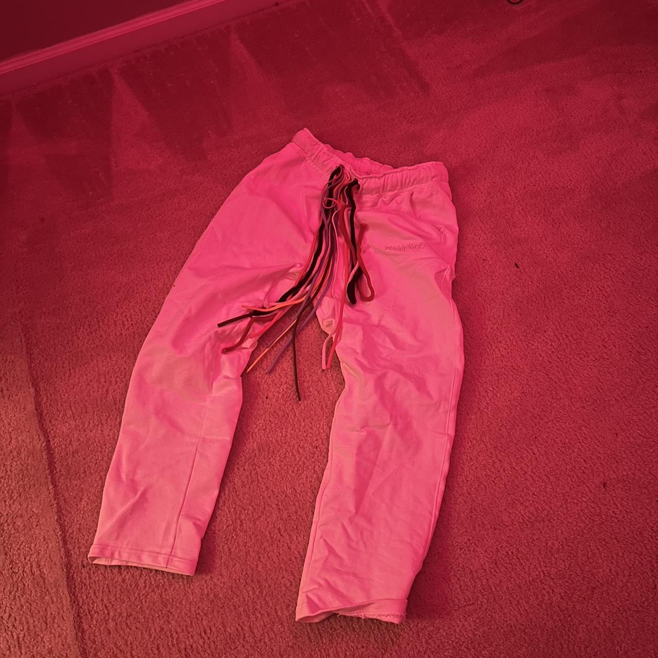 Jumbo draw string sweats🔥🦇(only worn once) - Depop