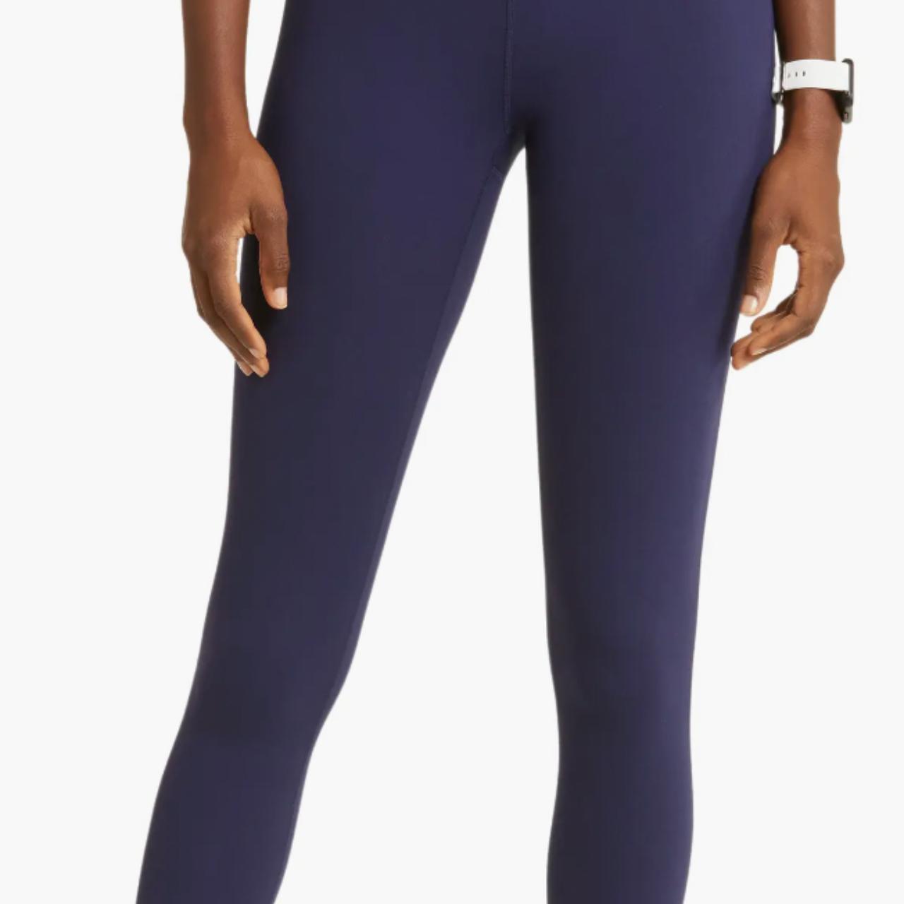 BRAND NEW ZELLA LEGGINGS, Size Medium, Navy... - Depop