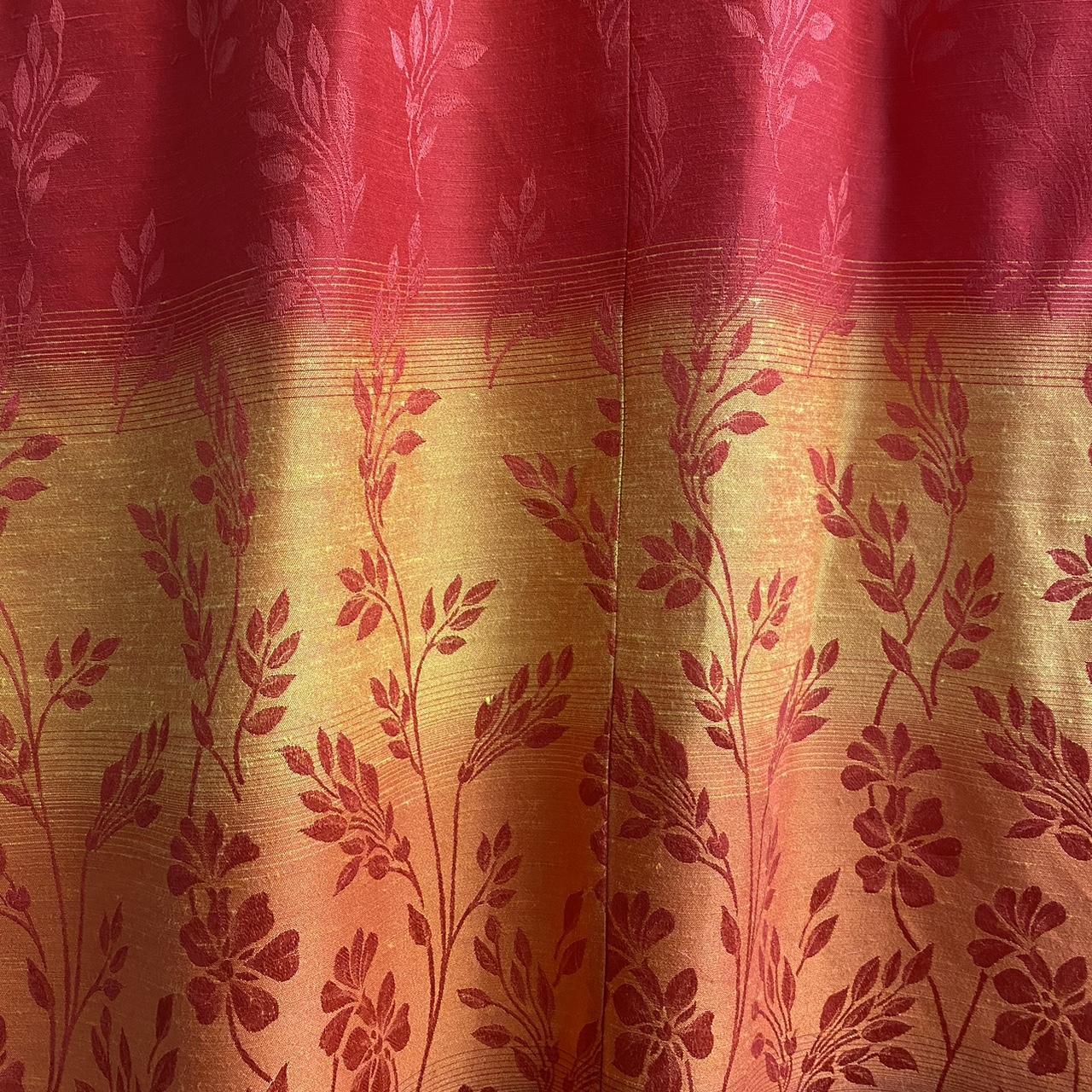 90s Red Gradient Summer Dress Paul Brial Beautiful... - Depop