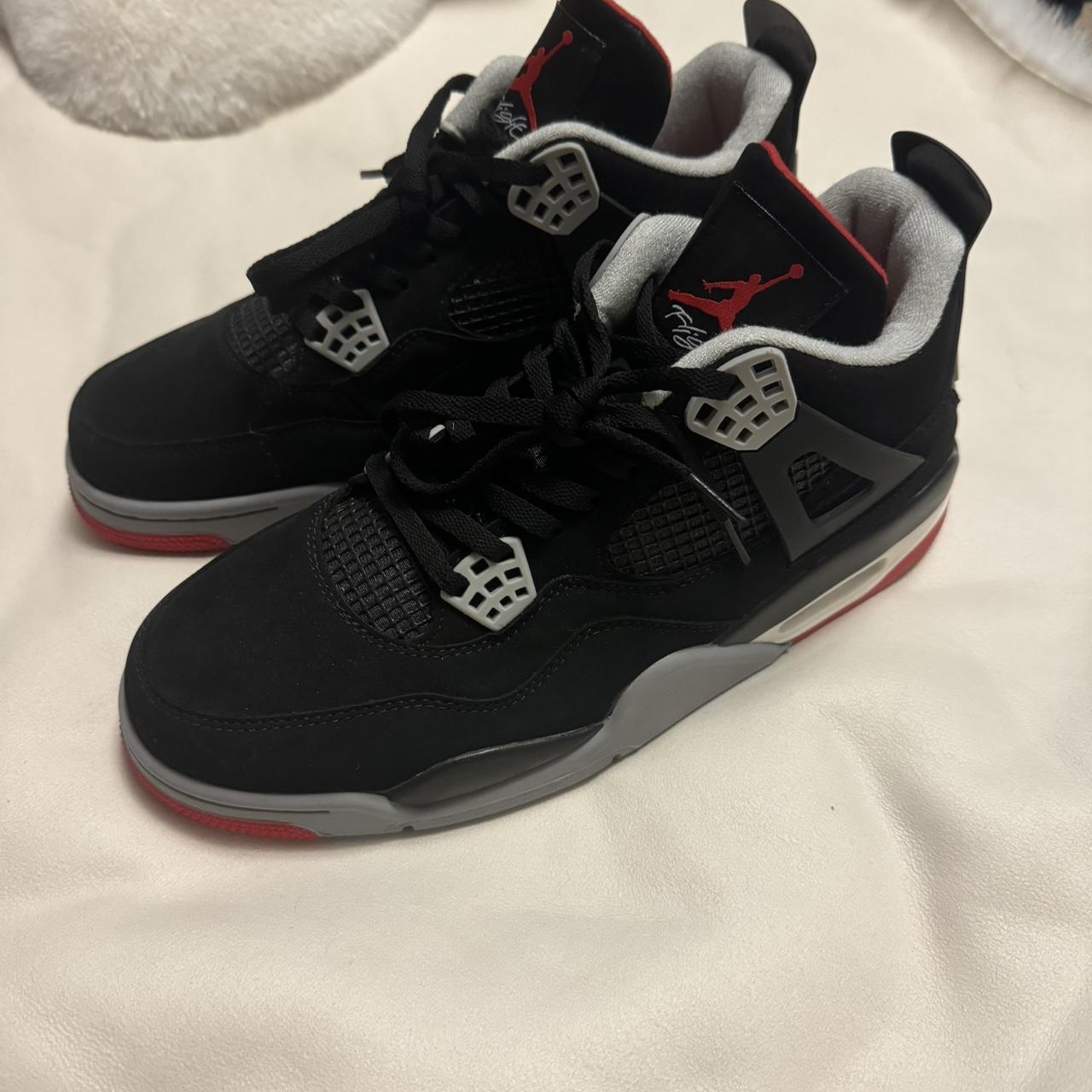 REP Jordan 4 bred: size men’s 12 Unworn with no box - Depop