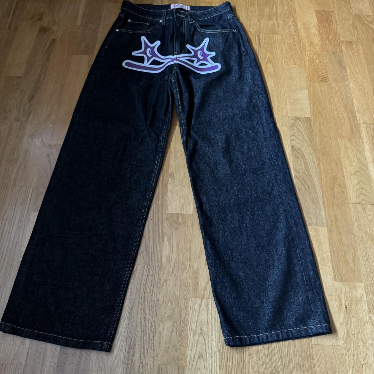 Protect london purple spike denim jeans Size... - Depop