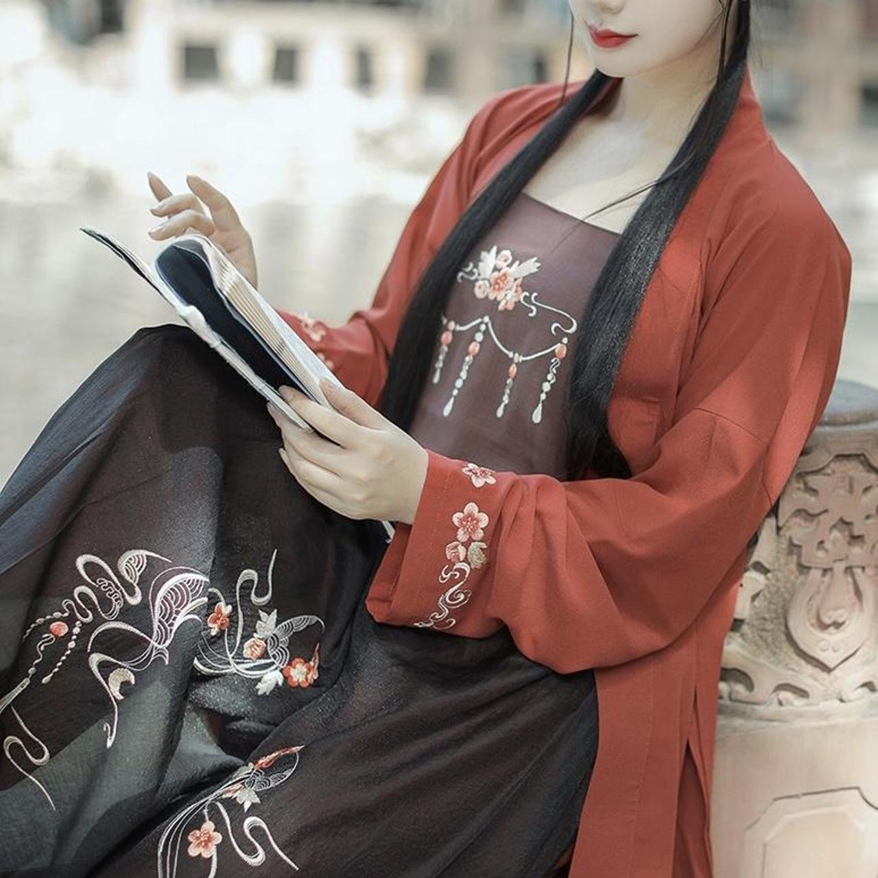 Chinese Style Hanfu Song Dynasty BeiZi Women’s... - Depop