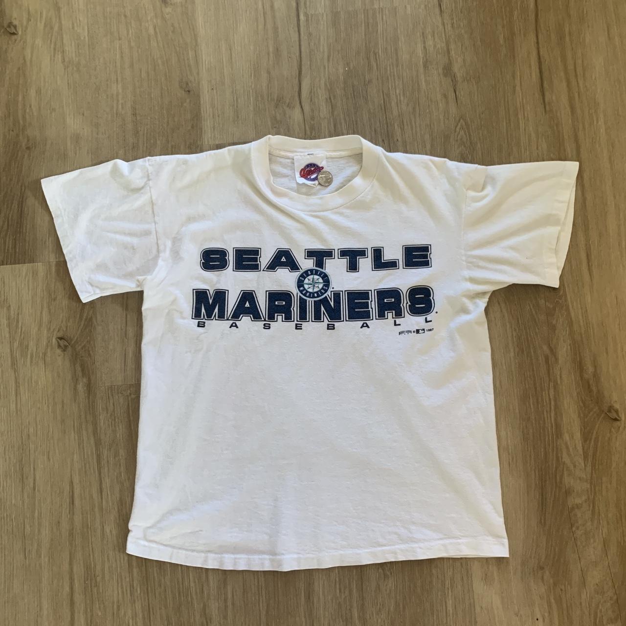 Vintage 1997 Seattle mariners shirt Measurements... | Depop
