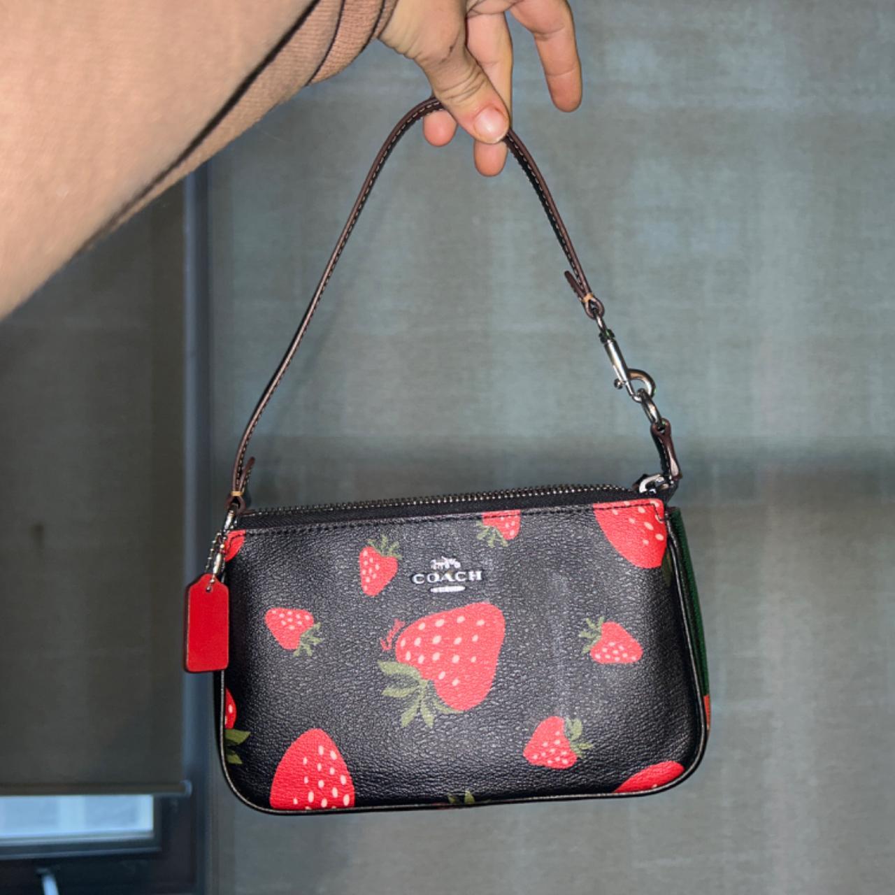 Coach strawberry handbag - Depop