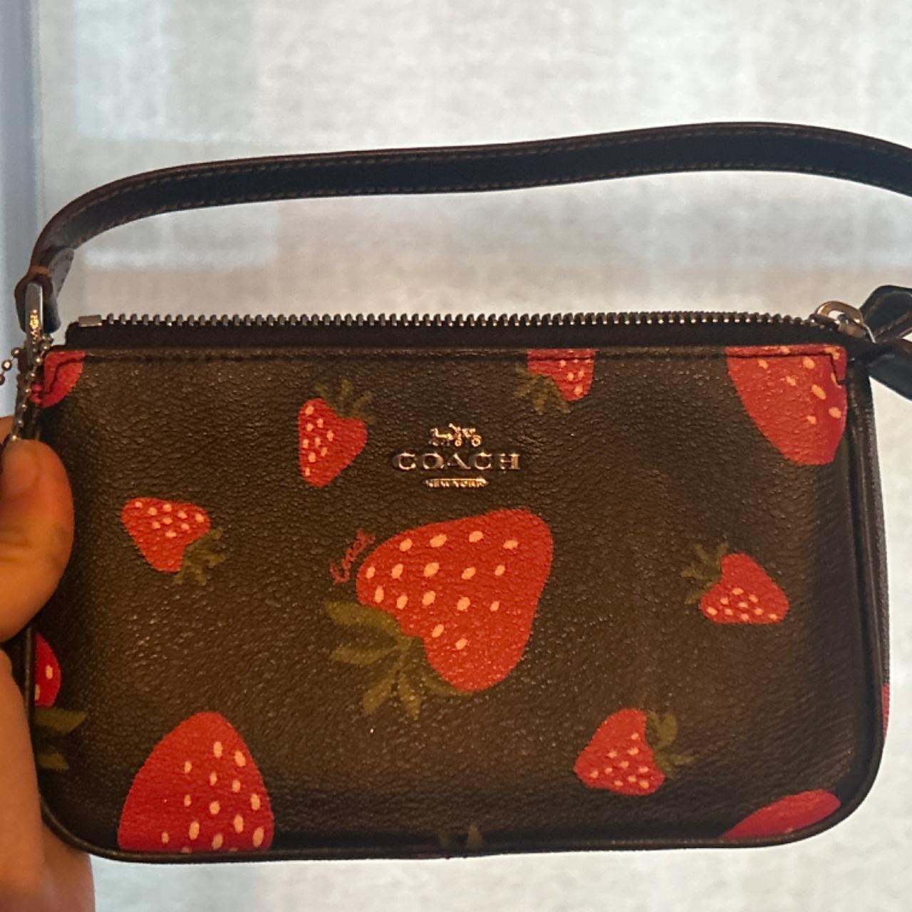 Coach strawberry handbag - Depop