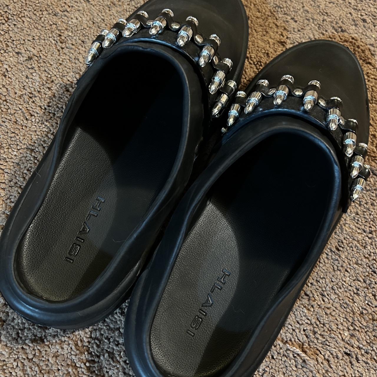 Bullet slides Sum creasing in front due to wear but... - Depop