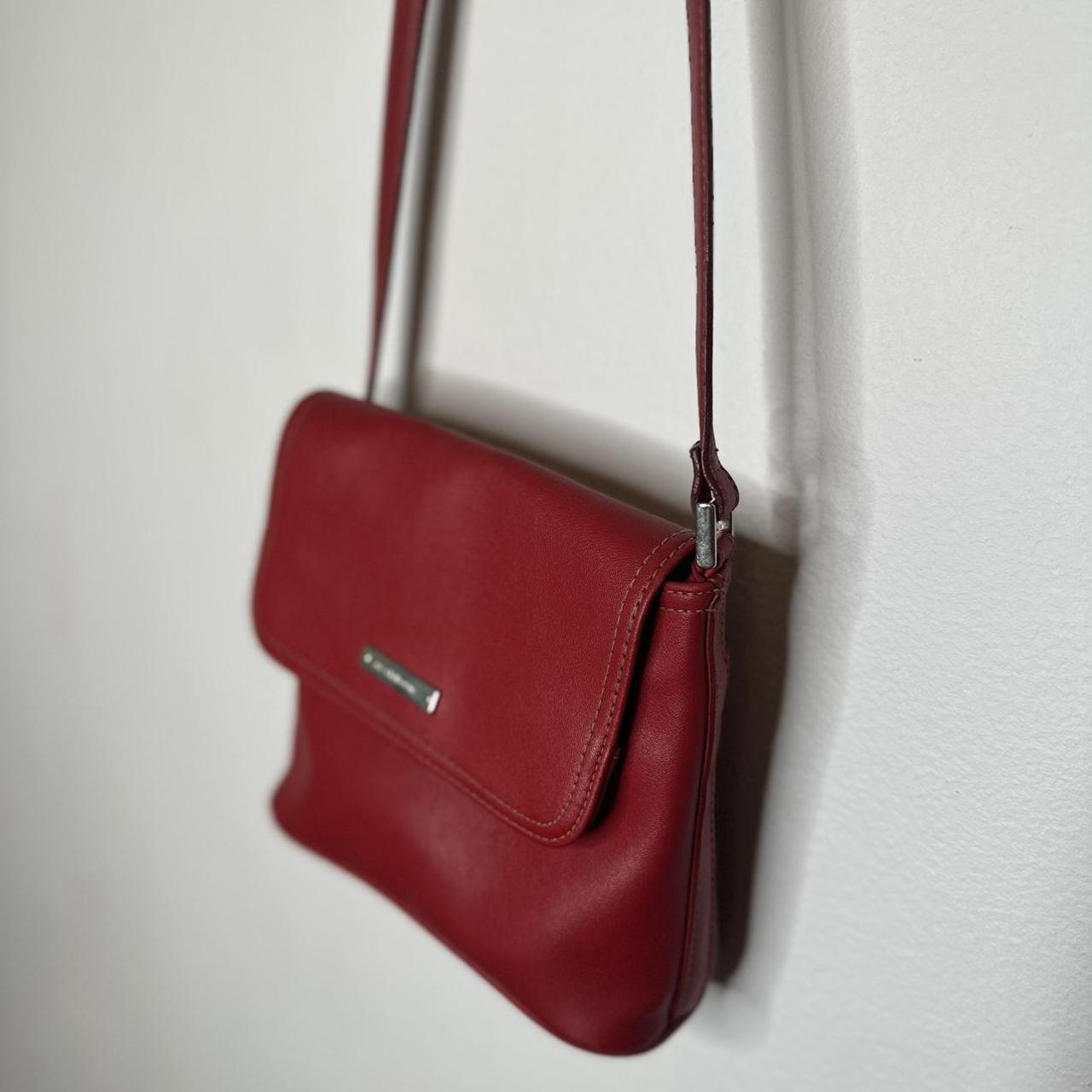 Liz Claiborne Red Small Purse Bought for 55$ 7 by 7... - Depop