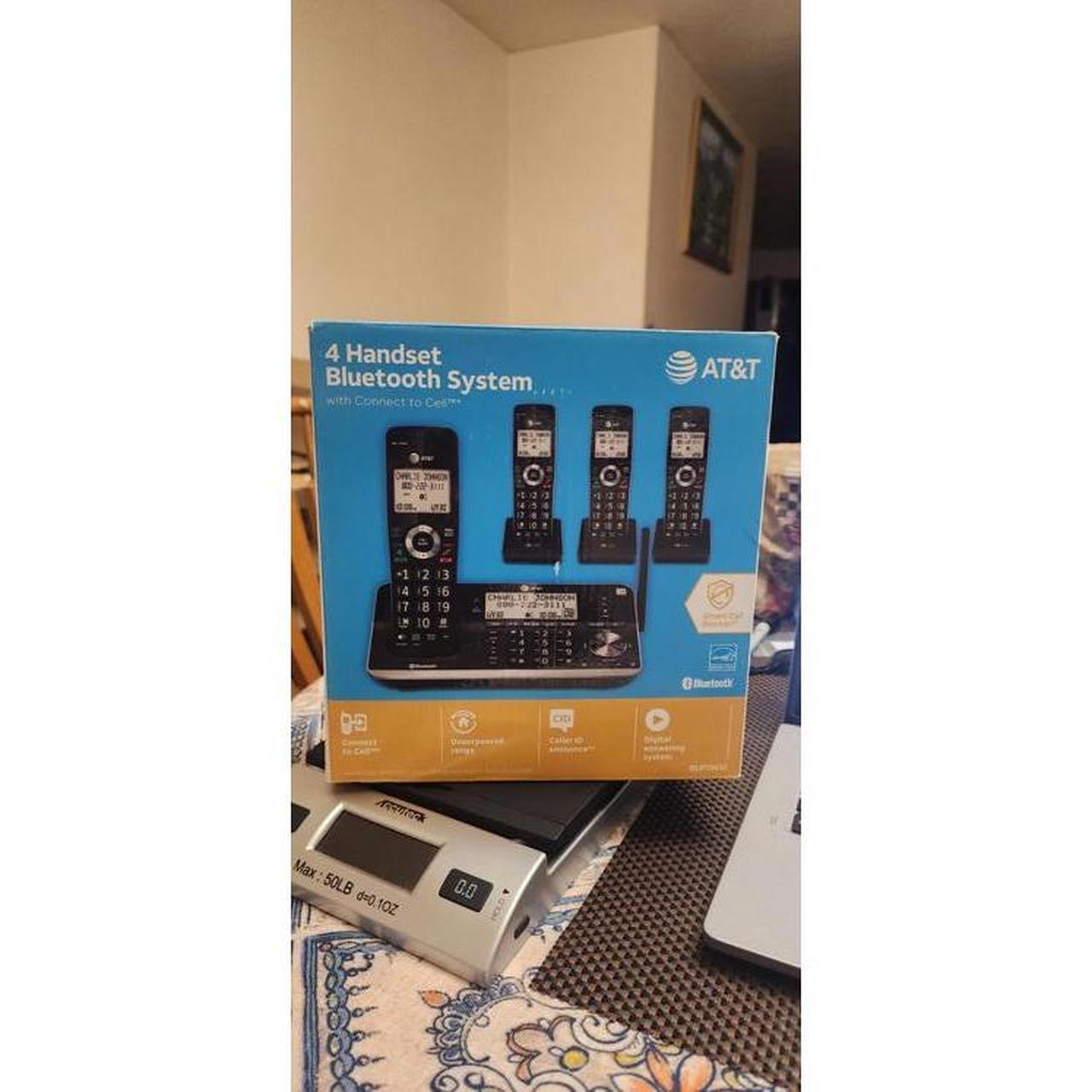 AT&T 4 Handset Bluetooth Phone System - Connect to... | Depop