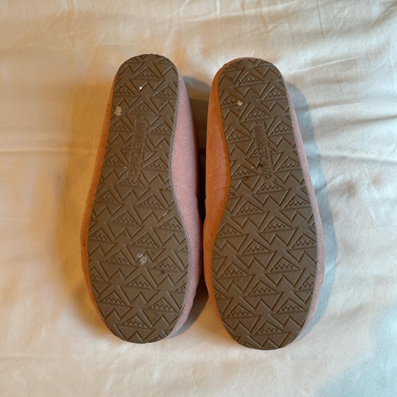 Rose Pink moccasin slippers 🌹 🩷 soft faux fur inside... - Depop