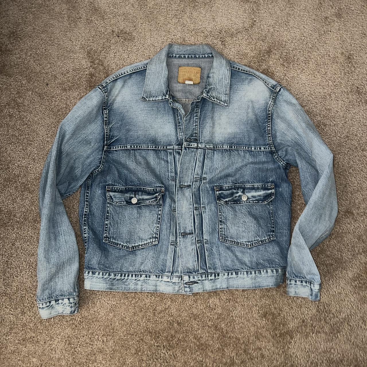 RRL Type 2 denim jacket Size XXL but fits more like... | Depop