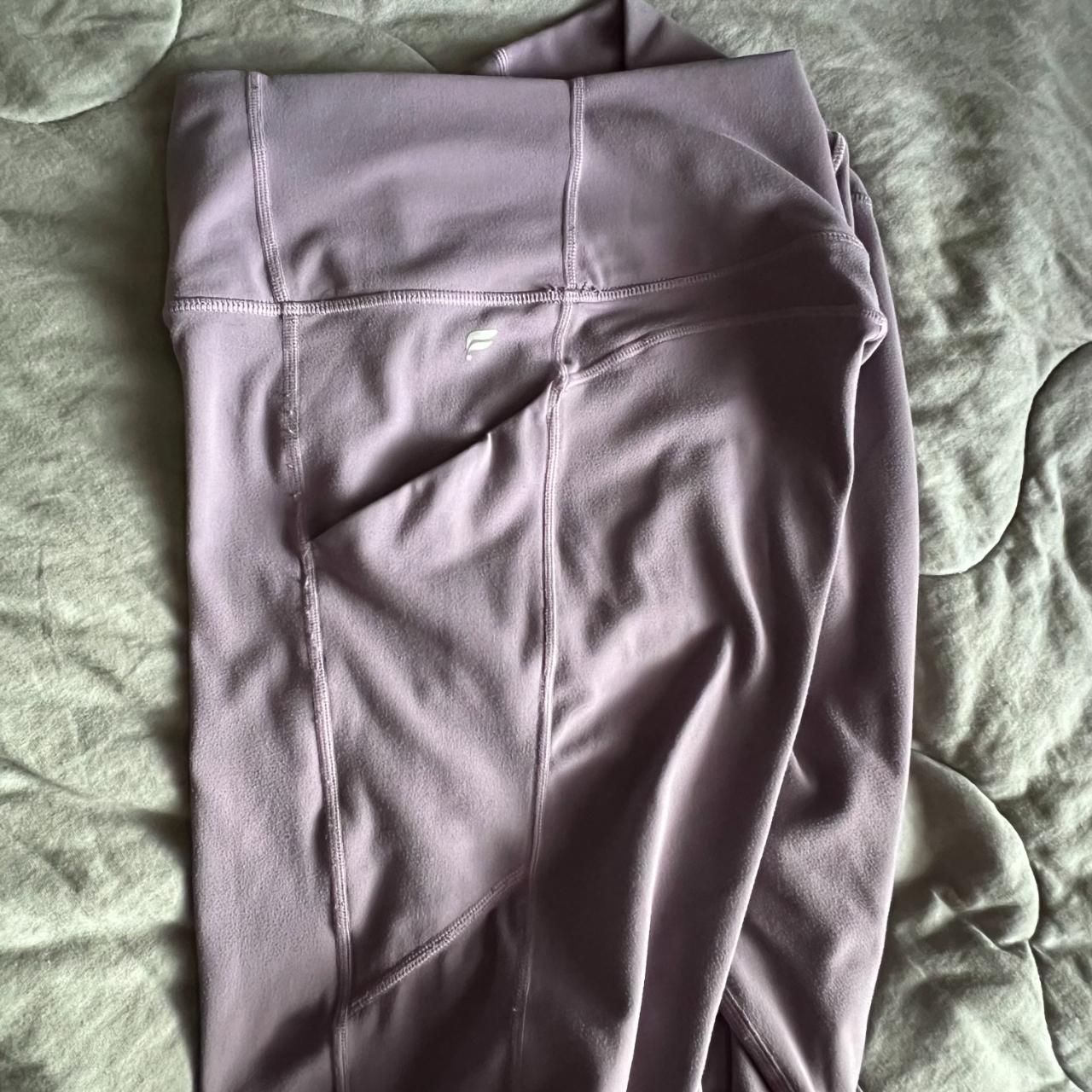 Great condition, lilac fabletics workout leggings... - Depop