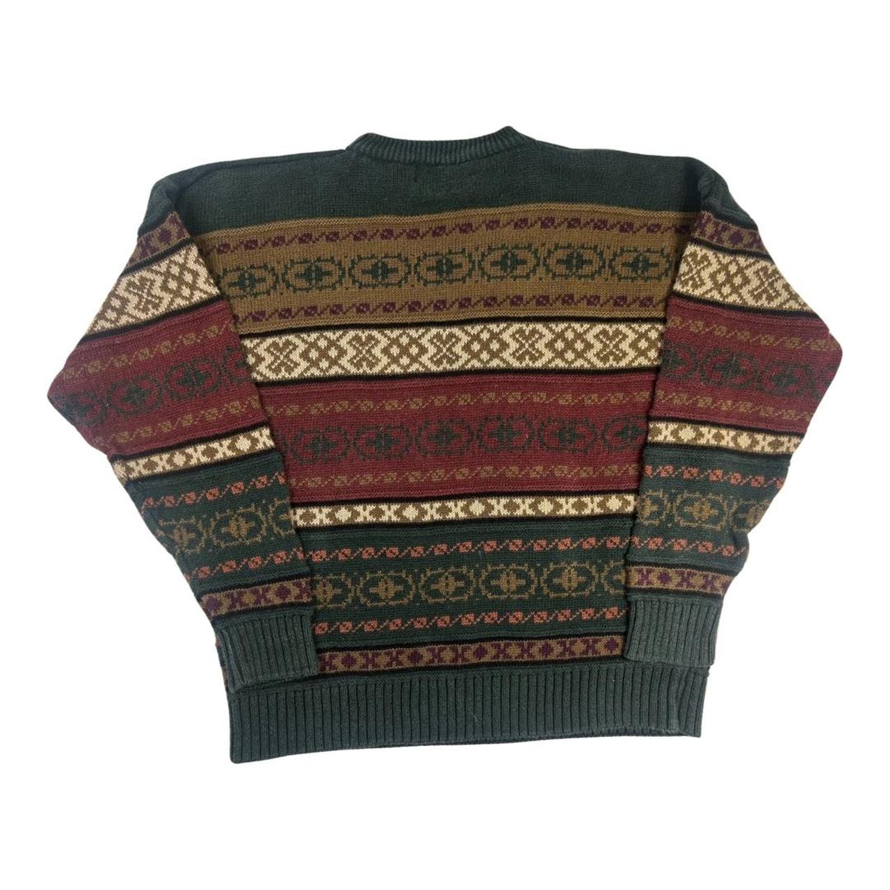 Vintage crewneck sweater gorpcore grunge men’s XL... - Depop