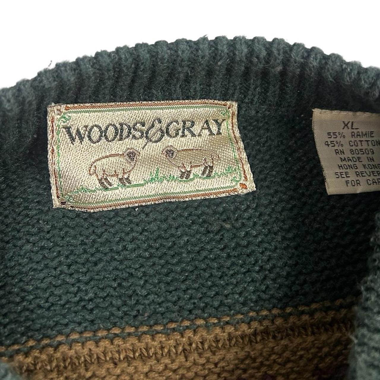 Vintage crewneck sweater gorpcore grunge men’s XL... - Depop