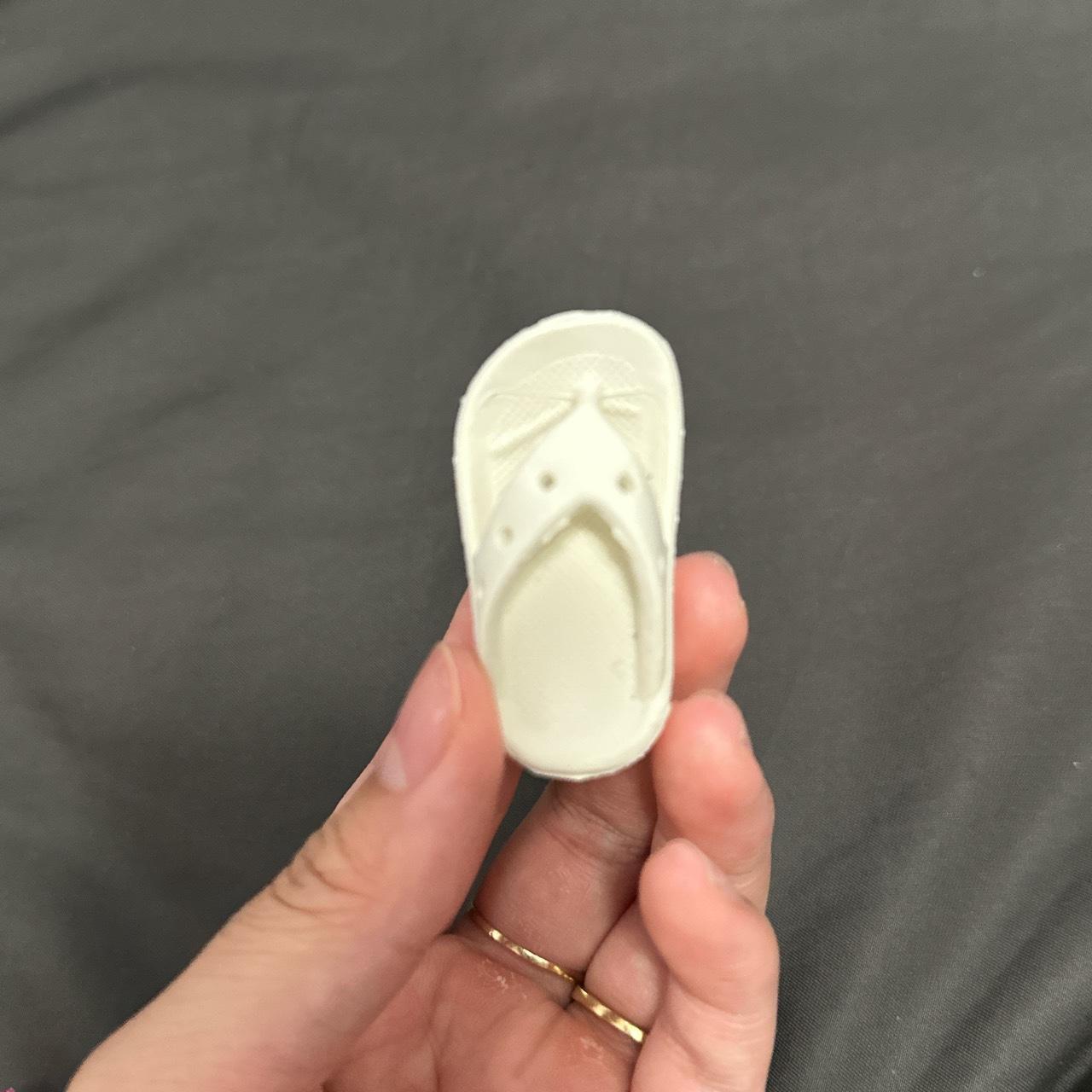 Mini crocs charms. White ( can be sold in bulk) - Depop