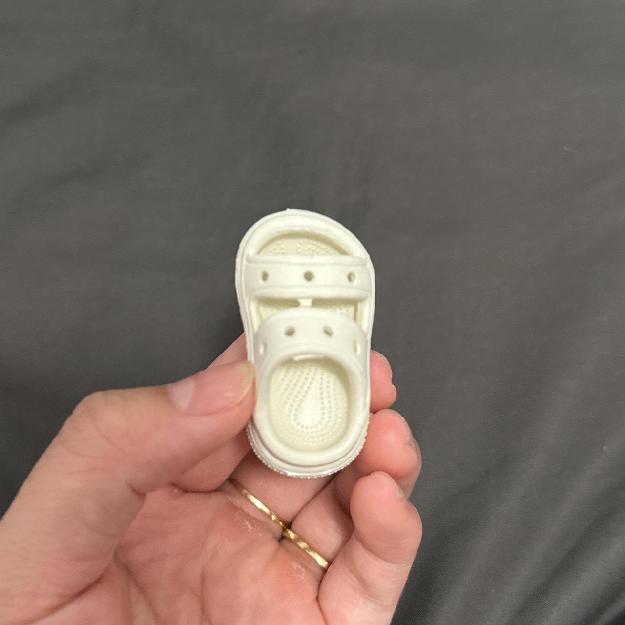 Mini crocs charms. White ( can be sold in bulk) - Depop