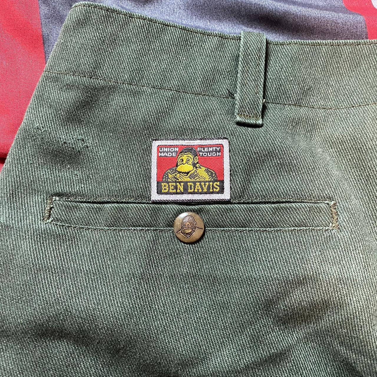 Ben Davis Green Work Pants 38x32 new - Depop