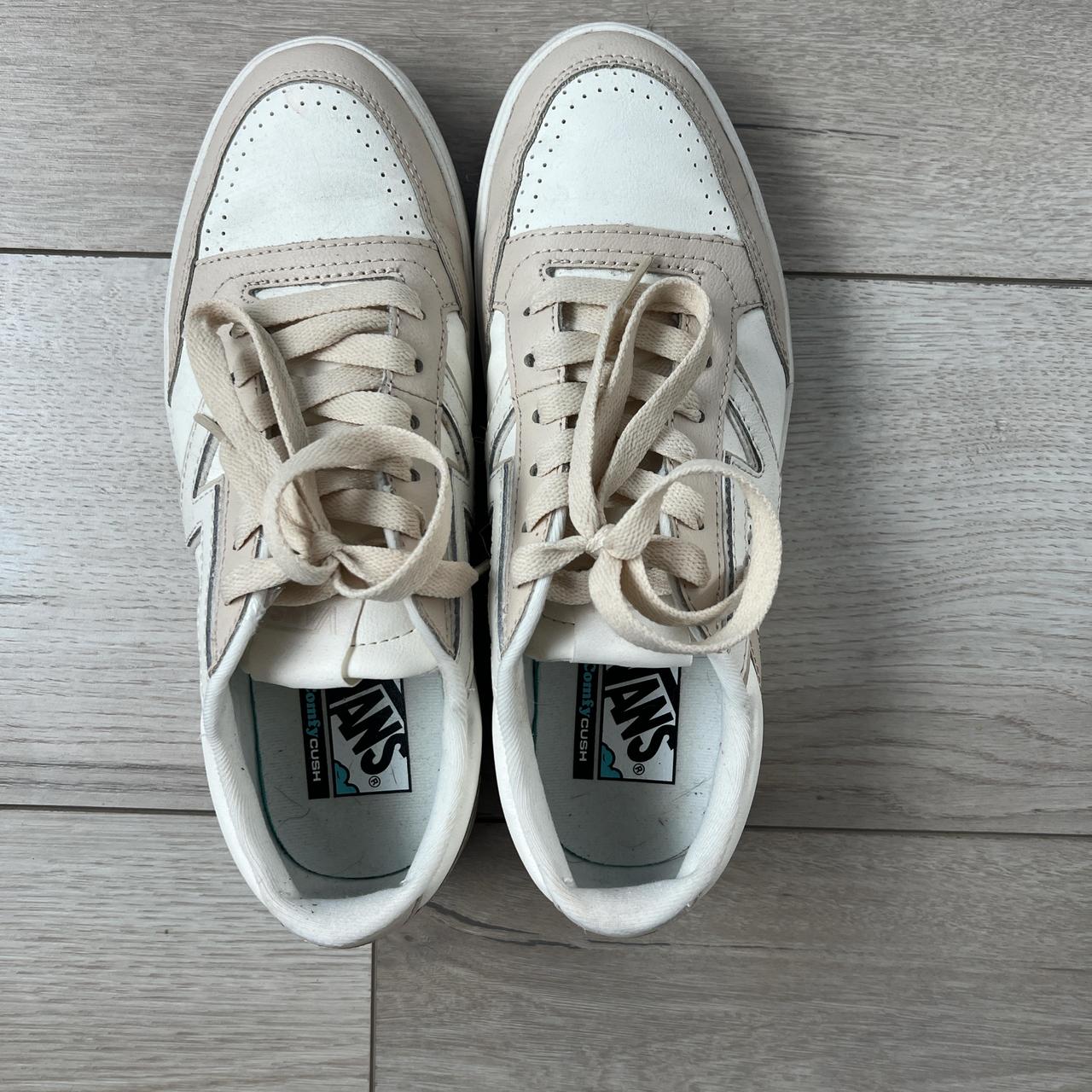 Vans cream and white ultra cush sneakers #trainers - Depop