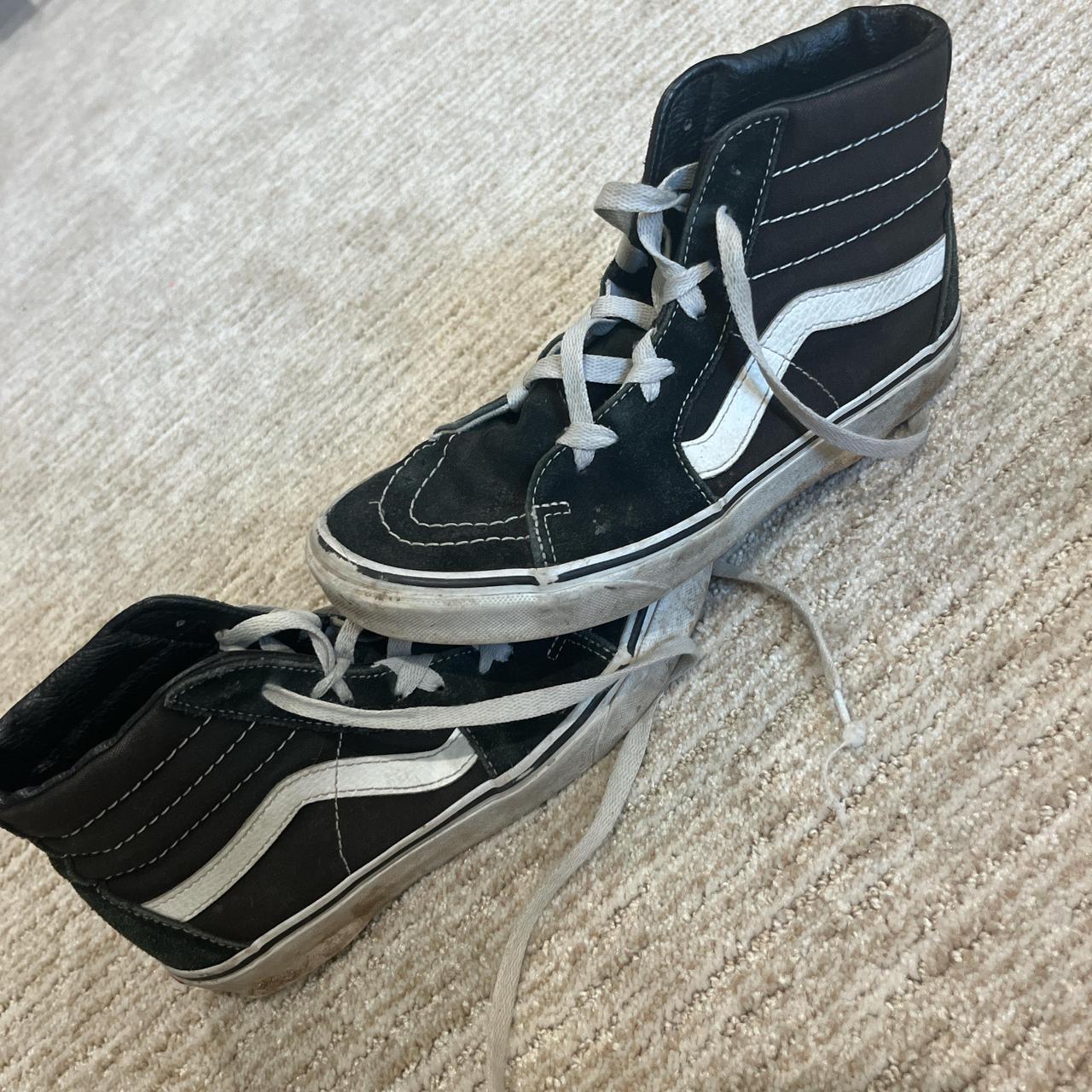 high top vans cute if you like the distressed look,... - Depop