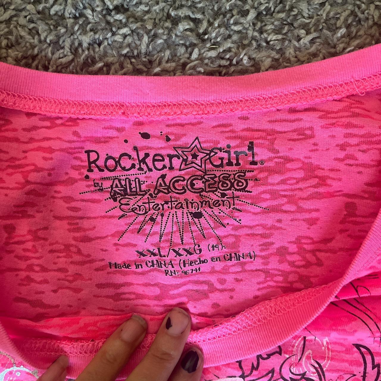 rocker girl y2k 2000s trashy y2k mcbling scene emo... - Depop
