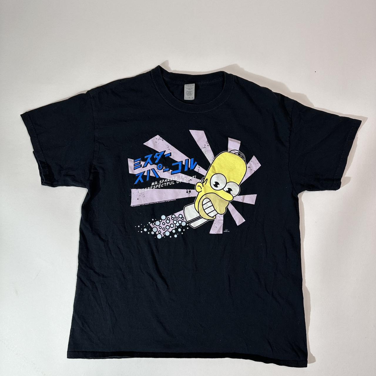 Japanese Homer Simpson “Mr.Sparkles” t-shirt.... - Depop