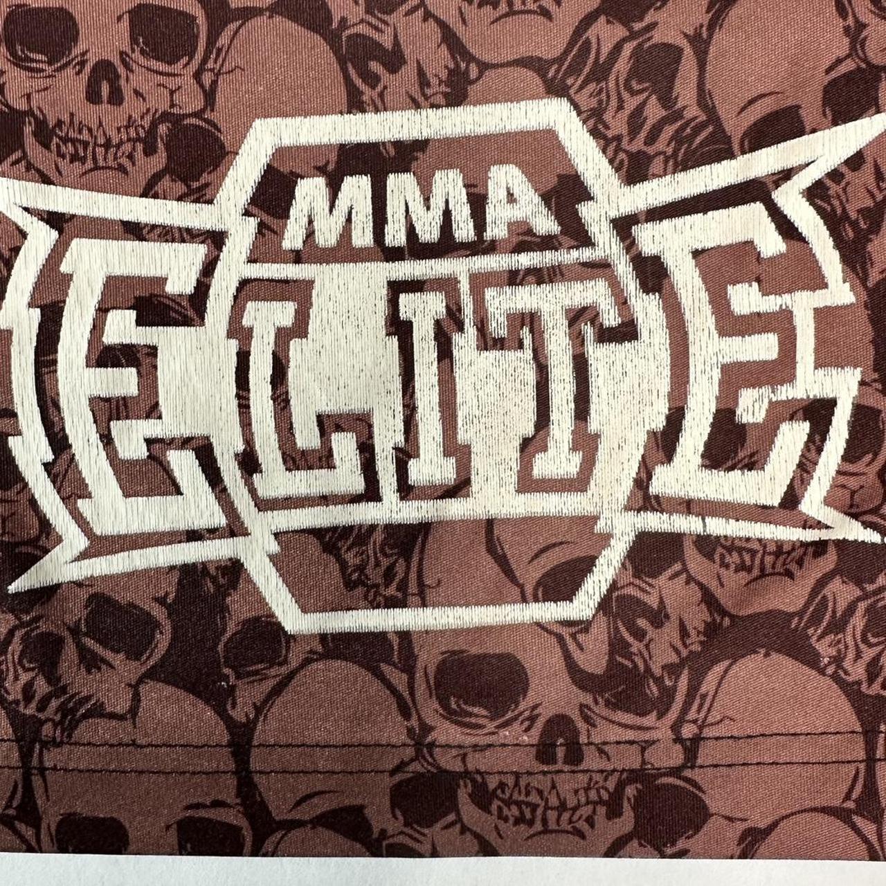 MMA elite Y2K sun faded, AOP skull gym... - Depop