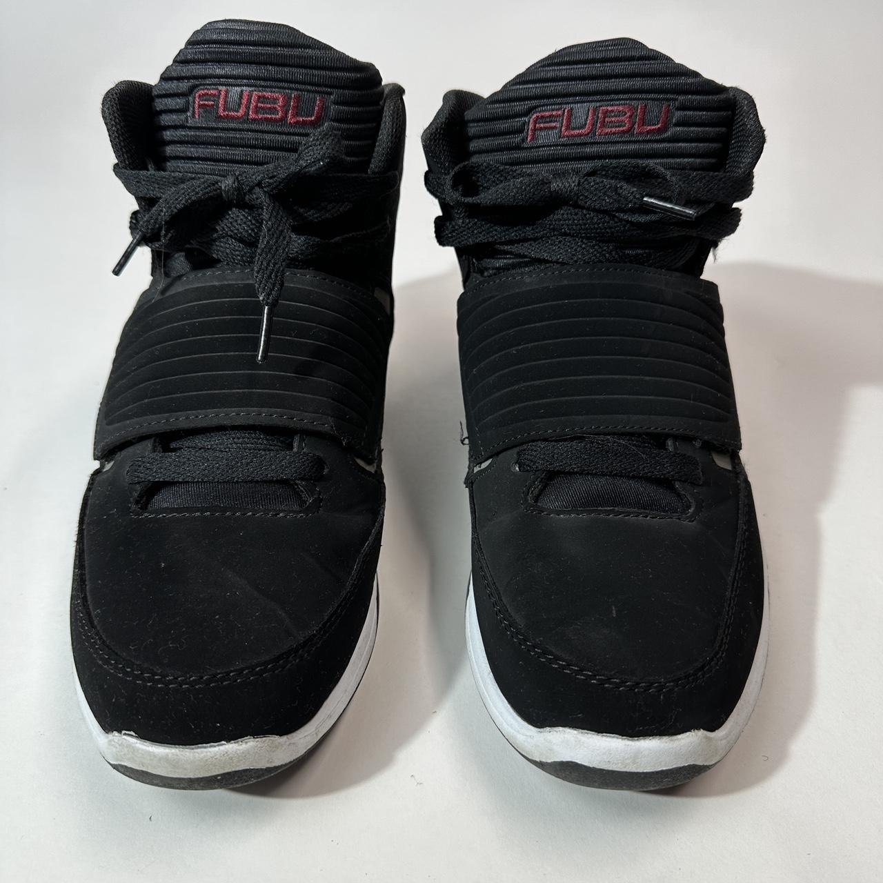 FUBU high top Sintetico basketball shoes. Velcro... - Depop