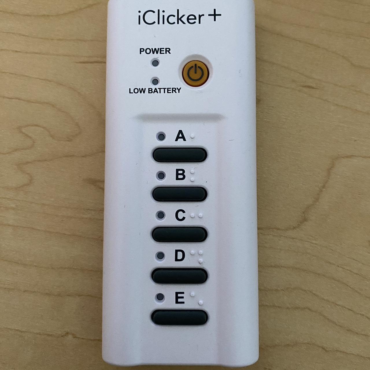 iClicker +, used for 1 semester, will probably take... - Depop