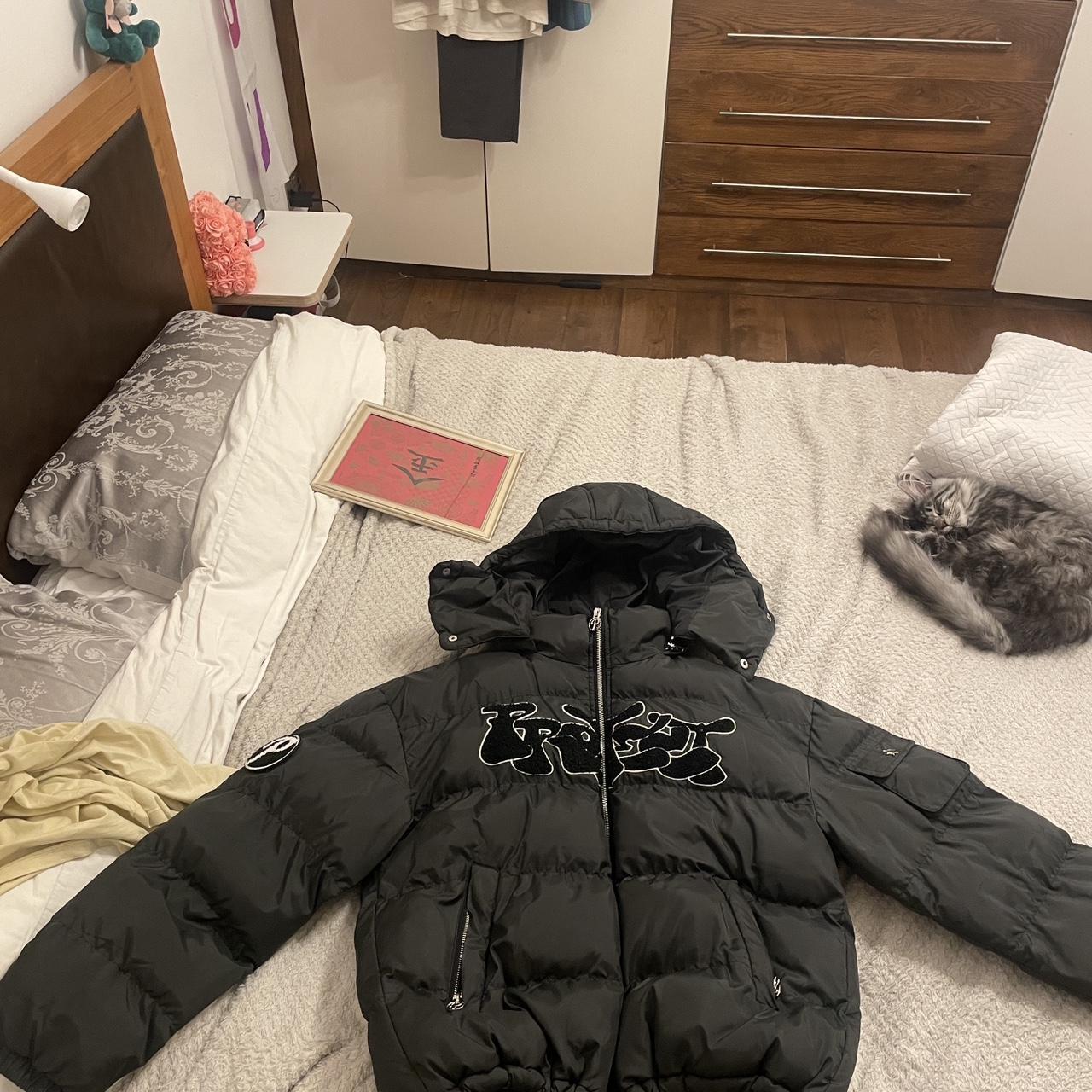 Black protect puffer ,worn a few times but still... | Depop