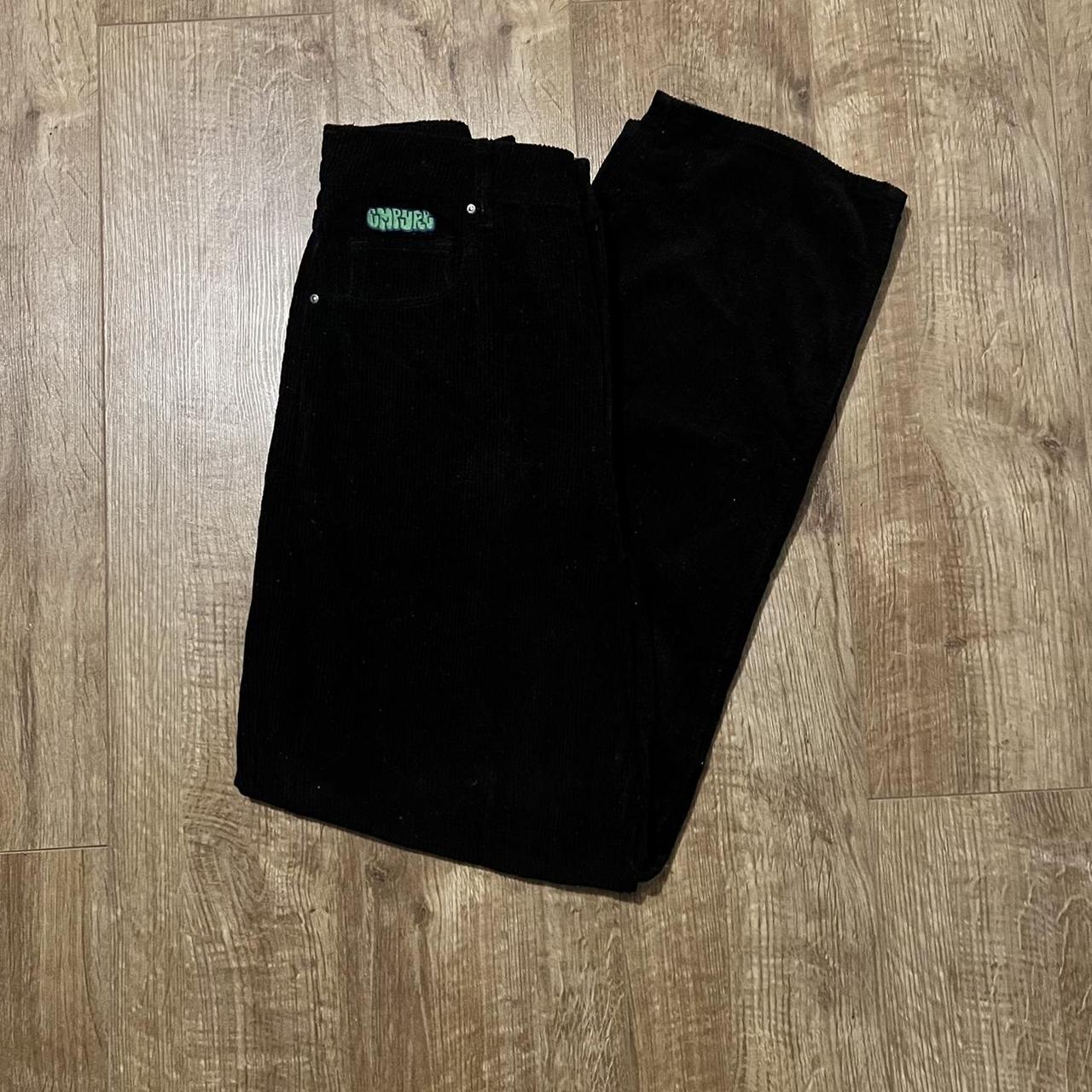 size 12 black corduroy empyre pants #empyres #black... - Depop