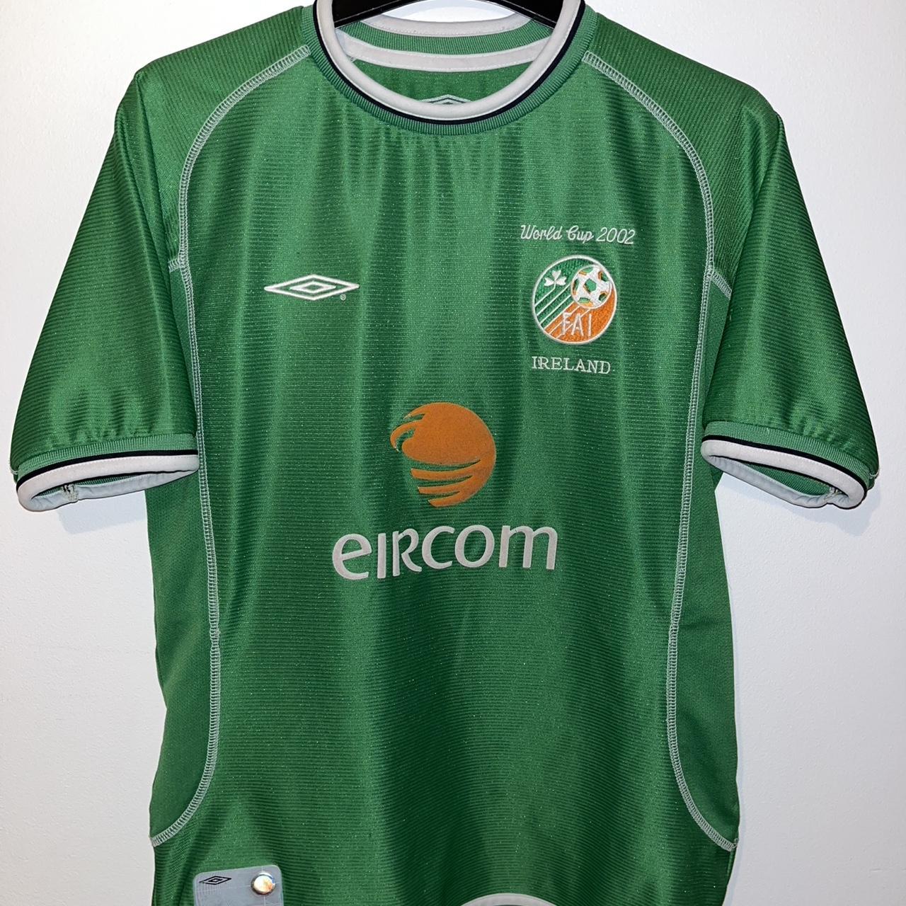 Republic of Ireland home World Cup 2002... | Depop
