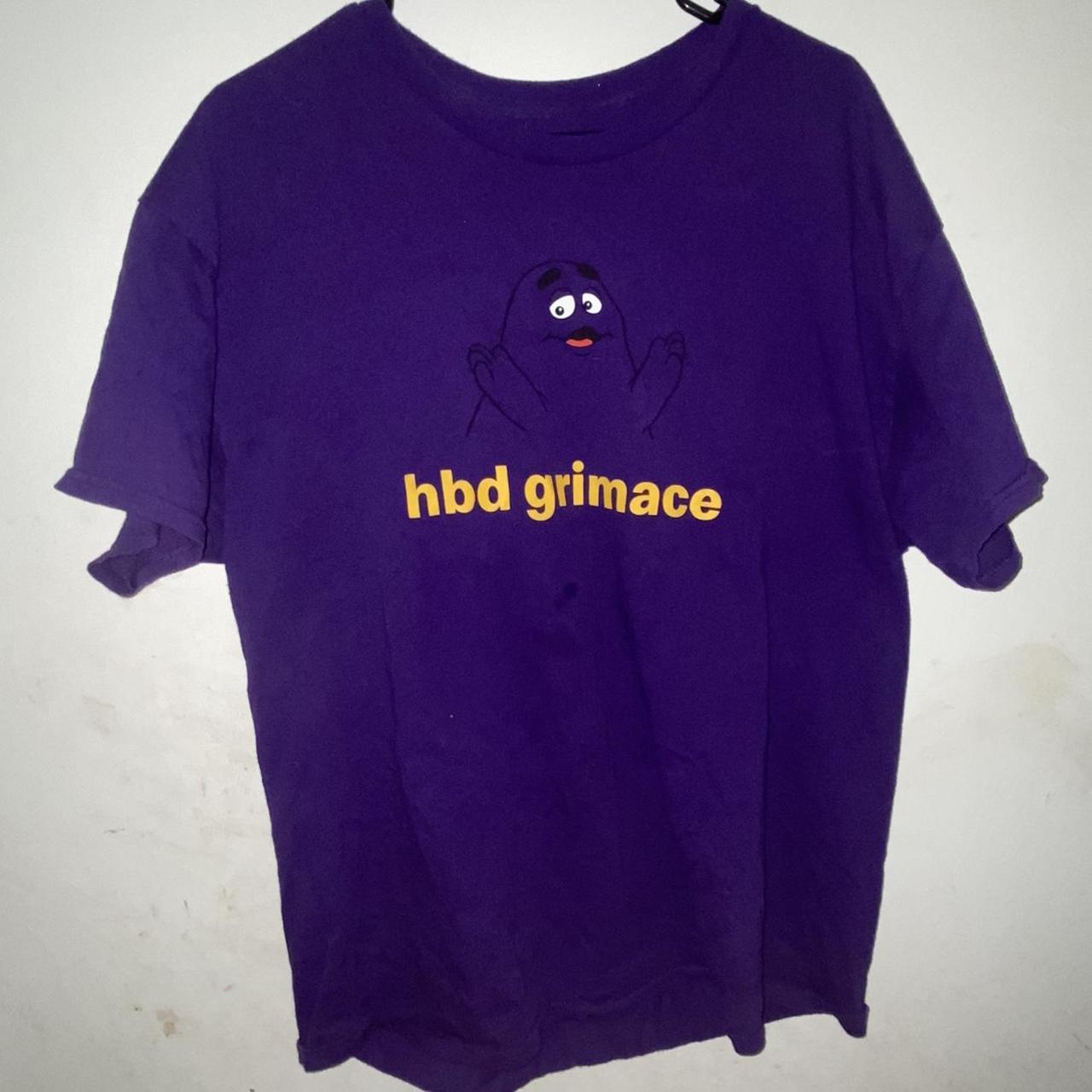Grimace shirt Manufacturer is McDonald’s - Depop