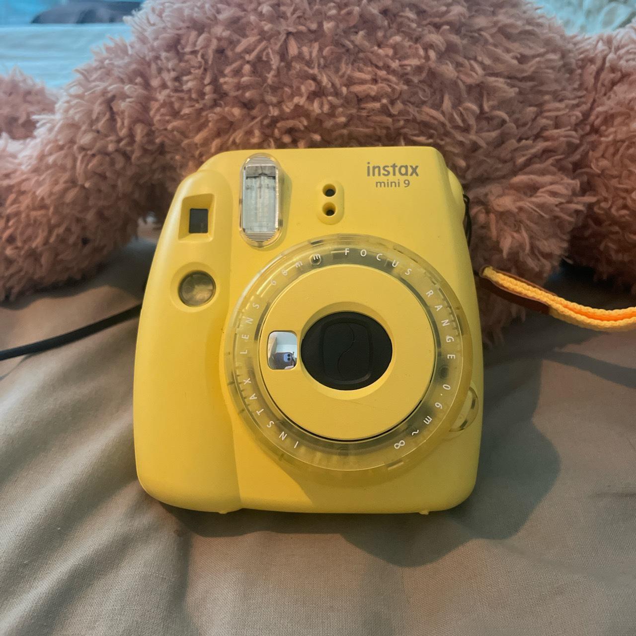 yellow instax camera pretty much brand new, no box - Depop