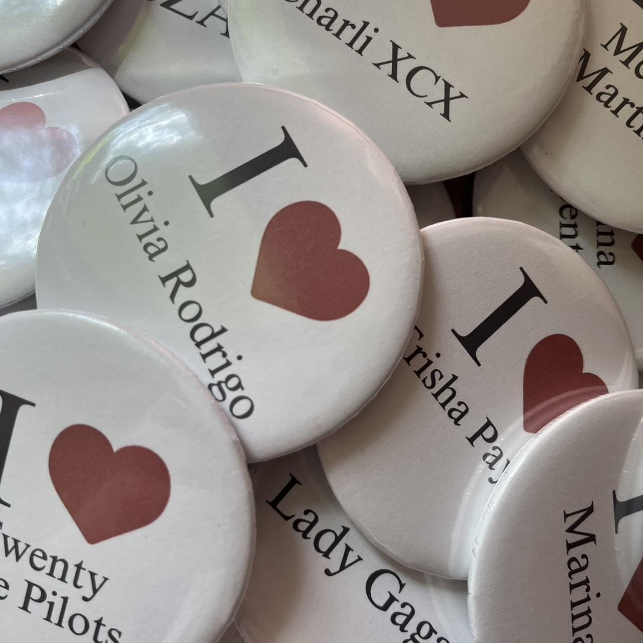 I heart Reneé Rapp button/pin 3 inch pin #button... | Depop