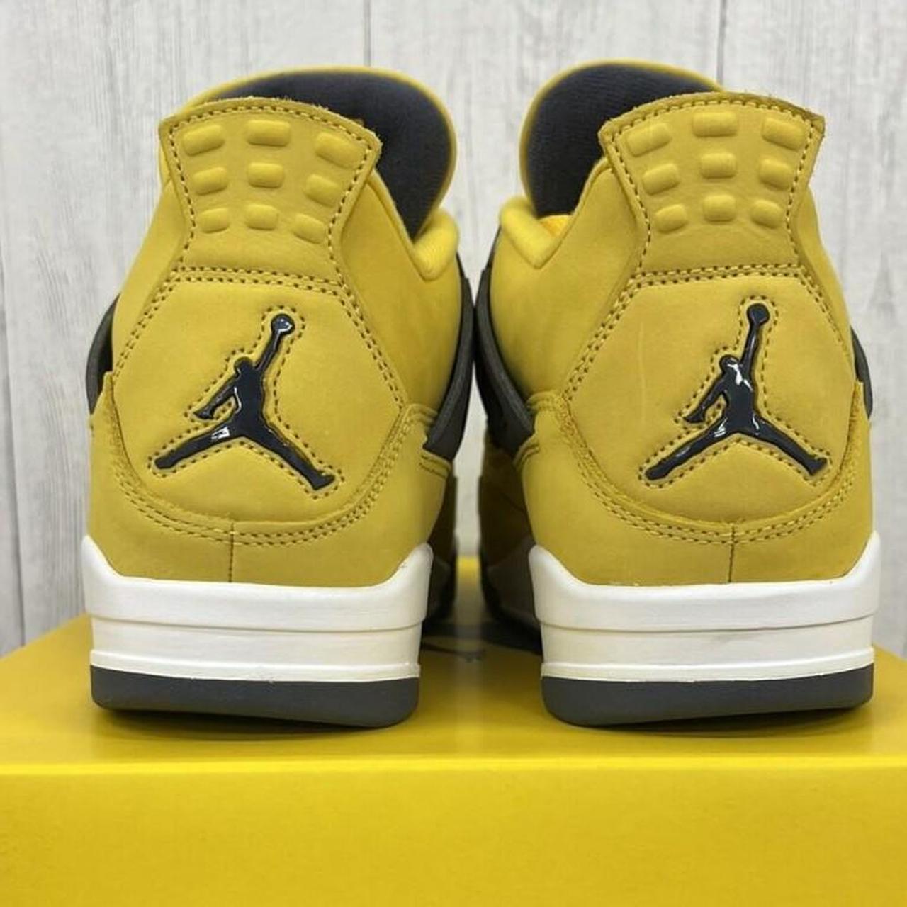 Air Jordan 4 Retro Lightning Tour Yellow All pairs... - Depop