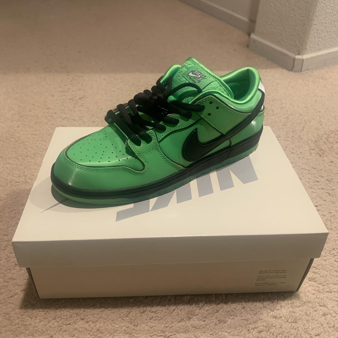 Powderpuff girls Nike sb dunk low “butter cup” brand... - Depop