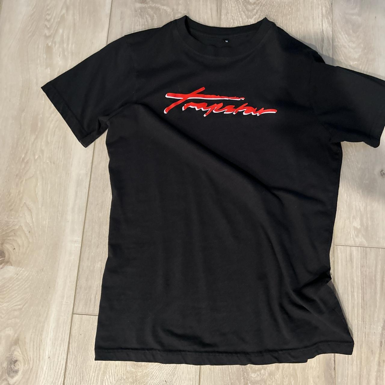 UK Trapstar t shirt with red logo #streetwear - Depop