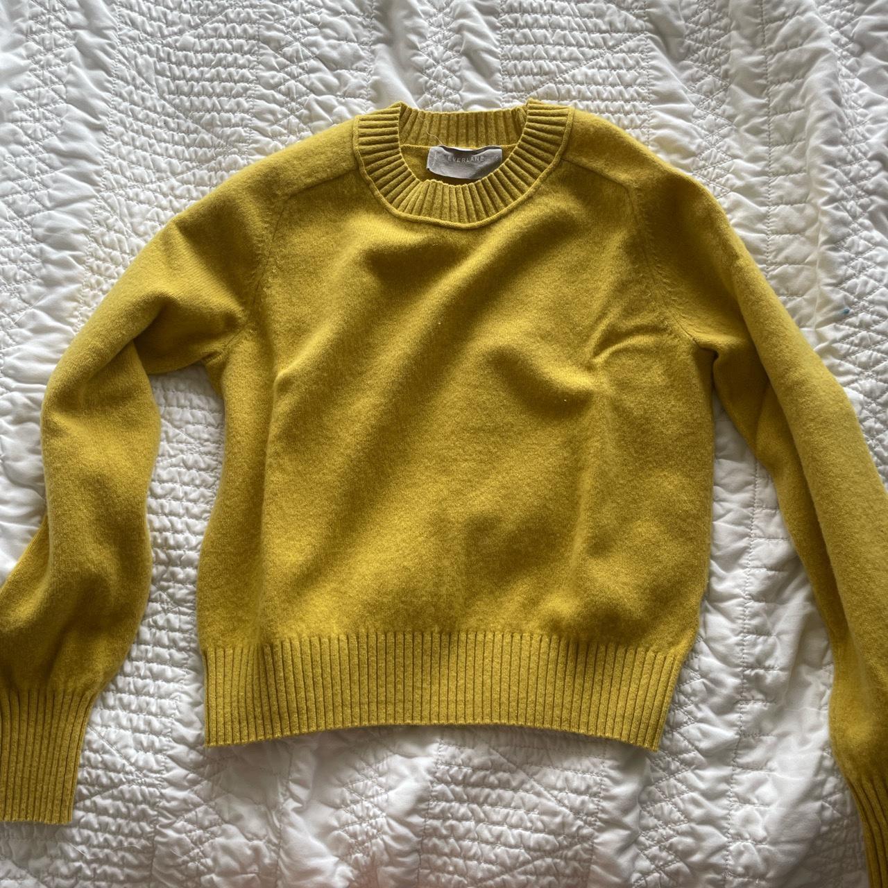 Women’s size s yellow sweater #casual - Depop